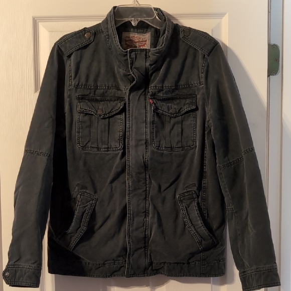Levi's | Jackets & Coats | Levis Black Military Field Jacket | Poshmark